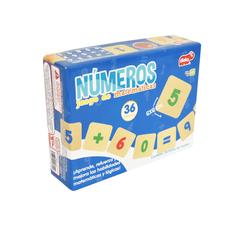 NUMEROS JUEGO DE MATEMATICAS – ALMACEN DIDACTICO DE MEXICO